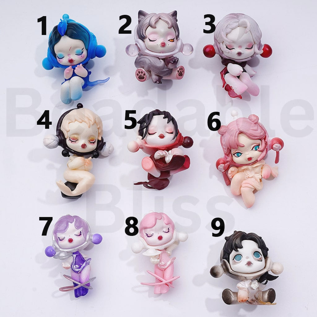 Cute Blind Box Skullpand The Soun Pop Mar Series Figures Jewelry Acces ...