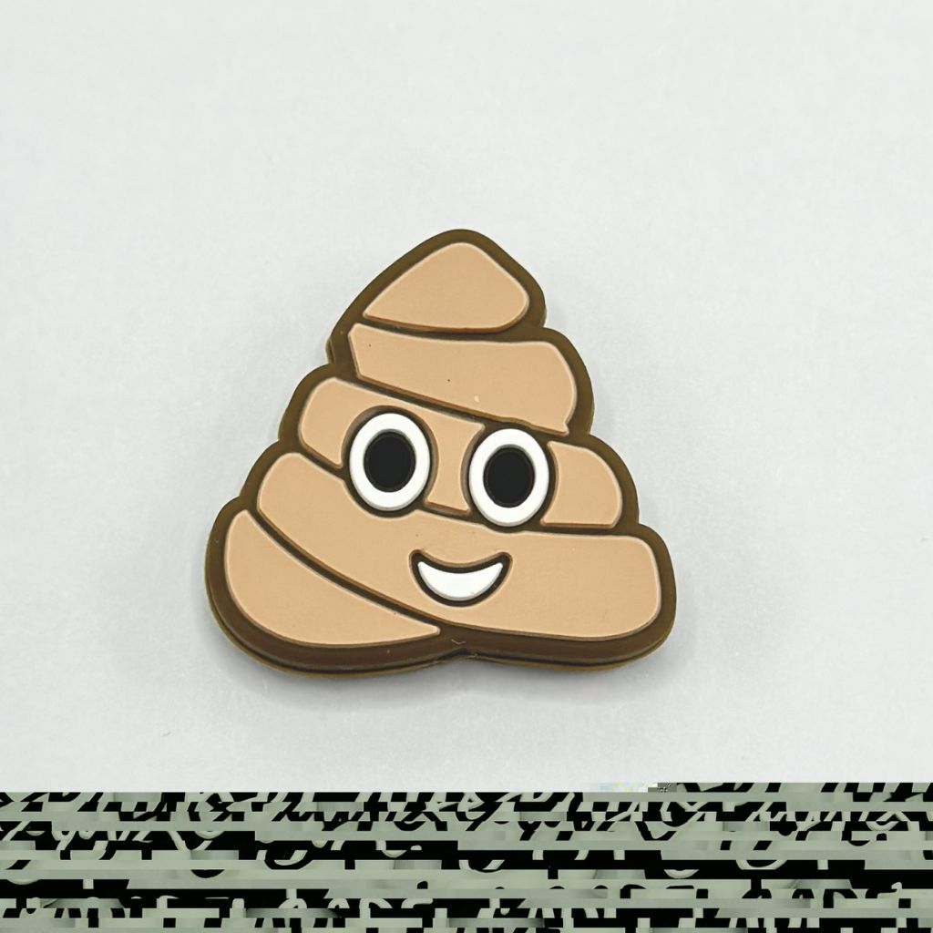 Cute Brown Poop Smiling Shit Emoji Silicone Focal Beads – Hands on Supply