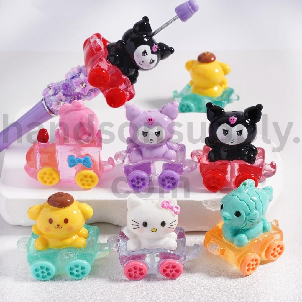 Hello Kitty Cute Cat Kuromi, My Melody & Friends Sanrio Family Train M ...