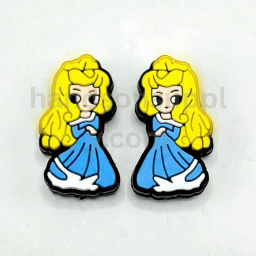 Royal Girl Beautiful Auror Classic Animation Silicone Focal Beads ...